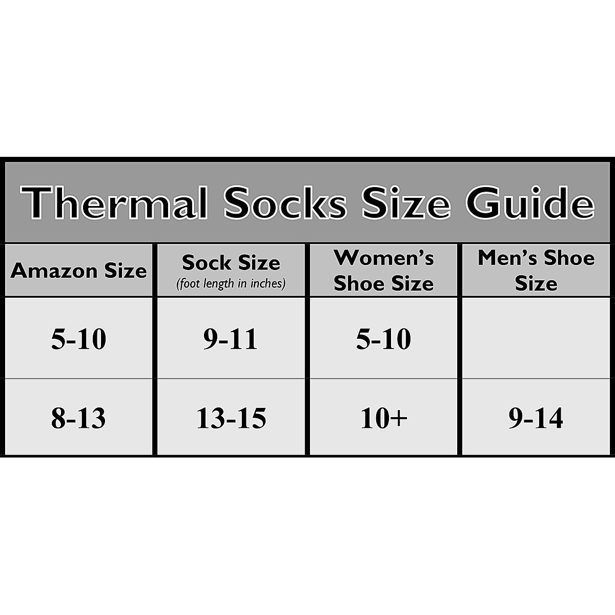 Debra Weitzner Warm Thermal Socks for Men and Women Extreme Cold Weather Winter Wear Insulated Heavy Boot Socks for Hunting Skiing Snow Etc 2 Pairs