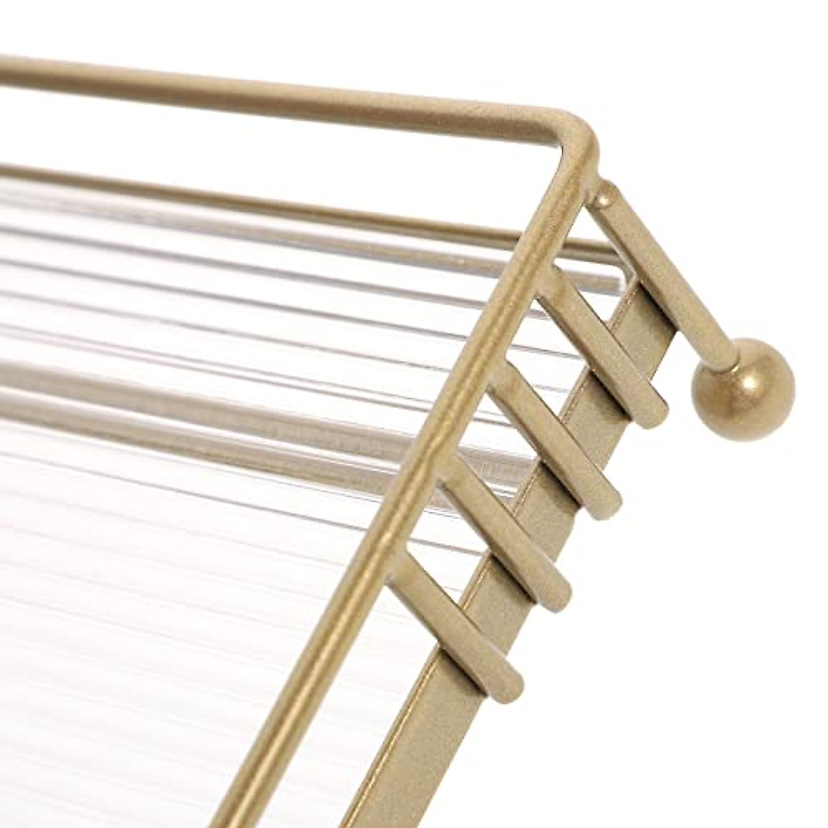 Cabilock Bathroom Organizer Vanity Tray Bathroom Countertop Organizer Sink Dresser Makeup Organizer Cosmetics Holder Spices Rack Bathtub Tray for Tissues Candles Towel Soap Vanity Organizer