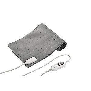 Heating Pad for Back Neck and Shoulder Pain Relief Flannel Electric Heating Pads with LCD Controller 9 Heating Levels 1-12H Adjustable Auto Shut Off Machine Washable
