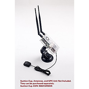 Summitlink V2 Clear Case Dual Fans for Stratux ADS-B Kit Fits AHRS Module and GPYes