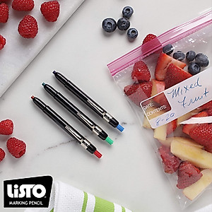 Listo 1620 and 162 Marking Pencils Kit, Color: Brown, 12 Pencils, 72 Refill Leads - Grease Pencils/China Marking Pencils/Wax Pencils. 1 x Orange Pencil Included. (12-Pencils, 72-Refills, Brown)