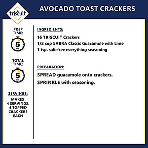 Triscuit Hint of Sea Salt Whole Grain Wheat Crackers, Vegan Crackers, 6 - 8.5 oz Boxes