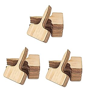 Baluue 90 Pcs Plant Label Vegetable Wooden