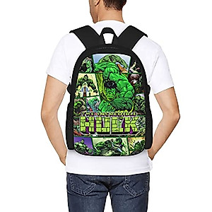 Arataki Itto Superhero Backpack Cartoon Book Bag Laptop Backpack HD Print Comic Backpack Gift 17"