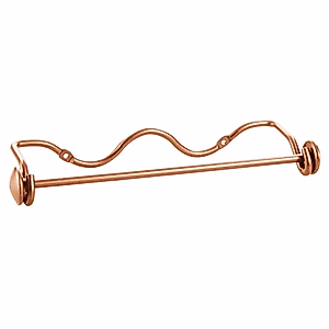 mDesign Versatile Metal Wall Mount Paper Towel Holder & Dispenser, Mounts to Walls or Under Cabinets - for Kitchen, Pantry, Utility Room, Laundry and Garage Storage - 2 Piece Design - Copper