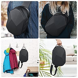 Ainiv Hard Carrying Case for Oculus Quest 2 VR Headsets and Controllers Acessories Protective Waterproof Crossbody Shoulder Chest Backpack Fit for Elite Strap with Storage Bag