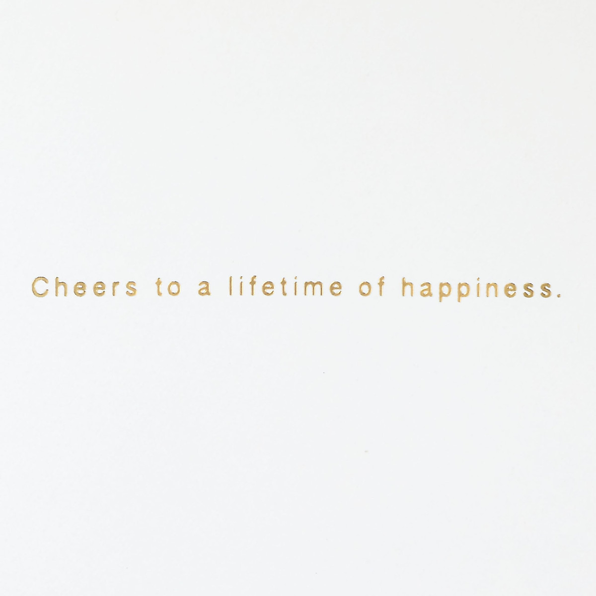 Hallmark Signature Wedding Card, Bridal Shower Card, Engagement Card (Champagne)