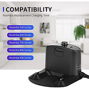 Roomba Charger Dock, Roomba Charging Base, Replacement Roomba Docking Station for Roomba e5 e6 i1 i3 i4 i6 i8 500 600 700 800 900 Series -Charger ADF-N1 17170 17064, 4452369 by SPRYAR