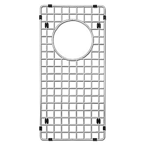 BLANCO 224406 Stainless Steel Grid (Precision 16" sinks) Accessory, 8.44" L X 15.38" W X 1.34" H