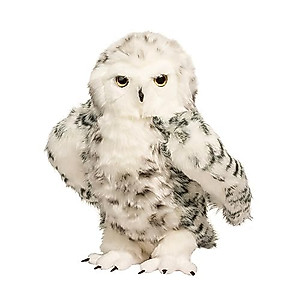 Douglas Shimmer Snowy Owl Plush Stuffed Animal with Jointed Head