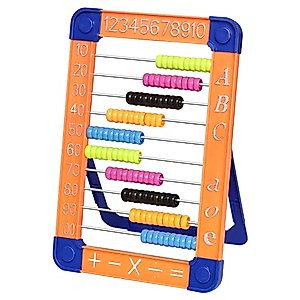 MICKYU Abacus for Kids Math- Classic Preschool Counting Learning Toys with 100 Beads
