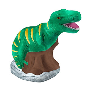 Original Stationery Paint Your Own Dinosaur Money Bank, Awesome Craft Kit with 13 Paint Colors, Roarsome Crafts for Kids and Fun Birthday Gift Idea