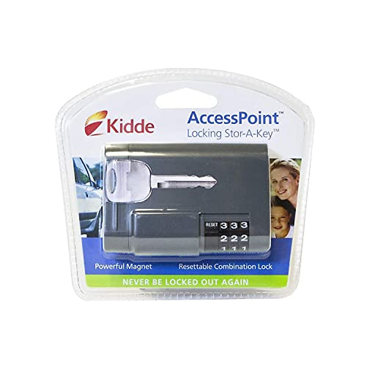 KIDDE SAFETY 001844 Lock Magnet Key Case, Sold as 2 Pack