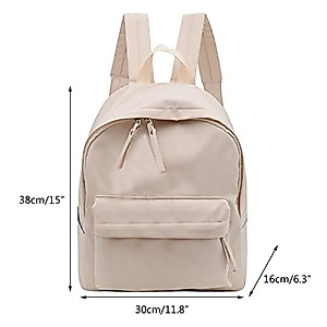 Men And Women Adult Fashion Solid Color Nylon Zipper Large Capacity Student Mini Sunflower Backpack Purse