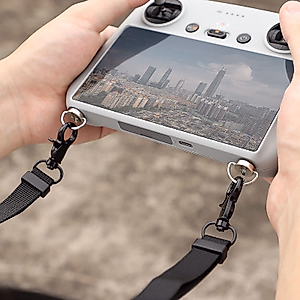 Original RC Controller - High-performance remote control for DJI Mavic 3 and DJI Mini 3 Pro, O3+ image transmission support, transmission distance up to 15 km, with Lanyard and screen tempered film