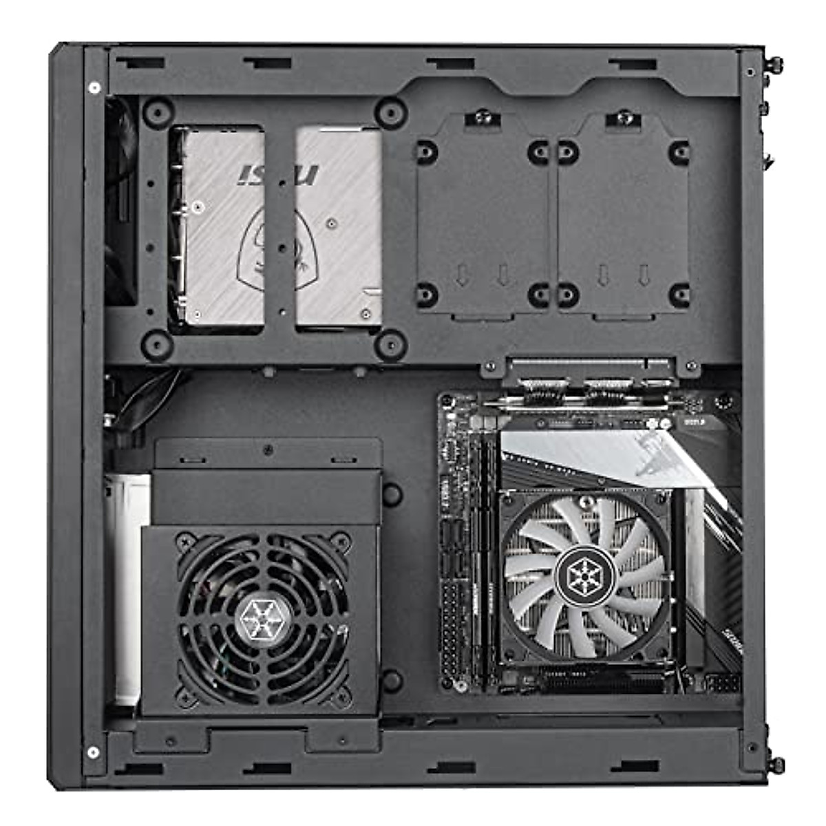 SilverStone Technology Milo 12 High Performance Slim Mini-ITX Enclosure, SST-ML12B