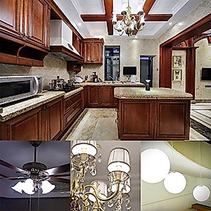 LEKE E26 LED Bulb 80W-100W Equivalent LED Light Bulb 1000Lumen Non-Dimmable E26 Light Bulb 8W 6000K White(4 Pack)