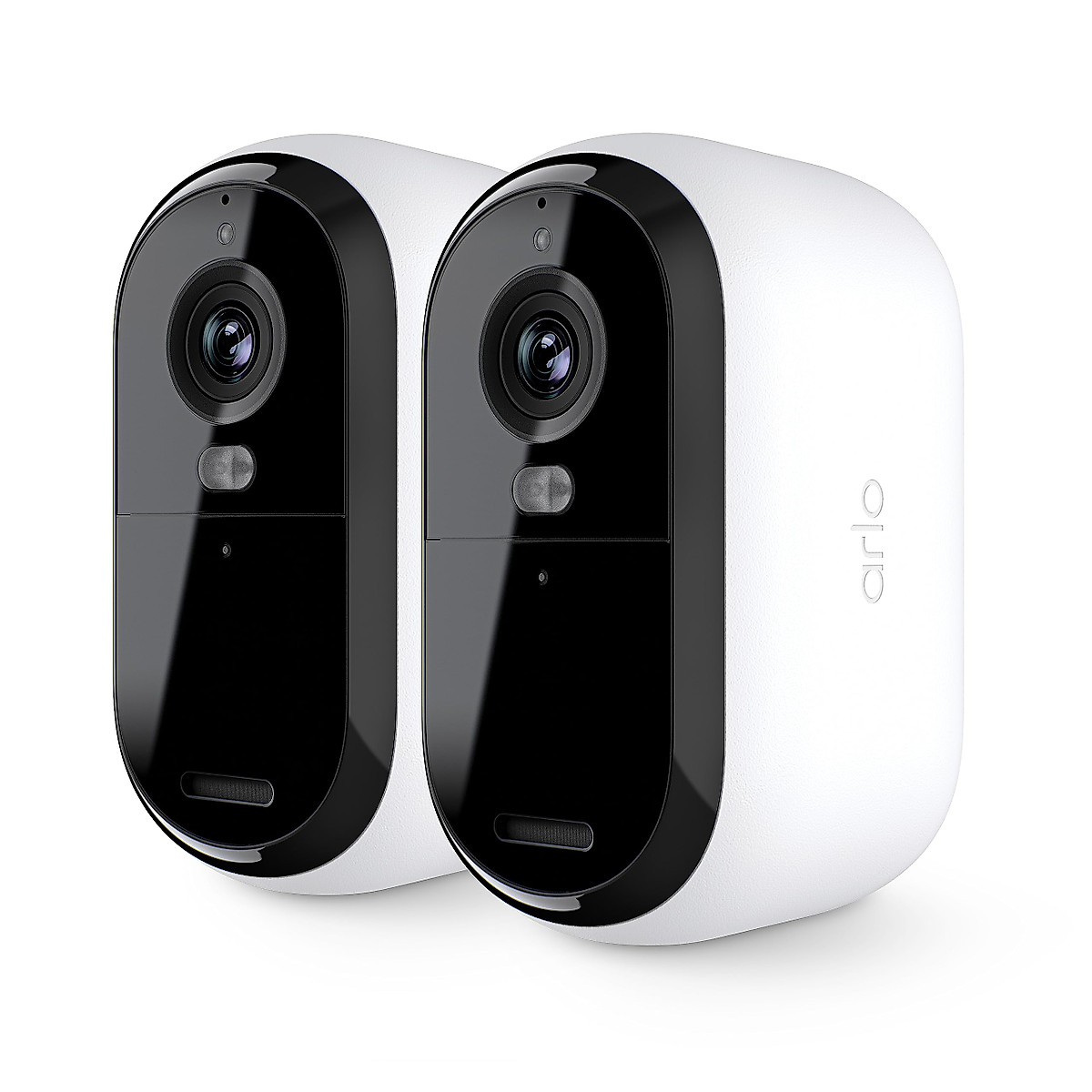 Arlo Essential Security Camera 2K | Indoor - Outdoor | 2nd Gen | Wireless with Spotlight, 2-Way Audio, Color Night Vision, Live Stream, Motion Activation, Real Time Notifications - White, 2 Camera