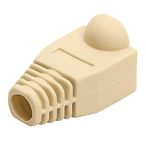 Cmple 50-Pack RJ45 Strain Relief Boots, RJ45 Boots for Cat6, Cat5e Ethernet RJ45 LAN Cable Connector Boots Cover - 50 PCS, Blue