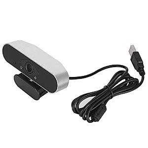 Zyyini Computer Webcam, 1920x1080P HD Camera USB PC Computer BuiltIn Microphone Computer Supplies for Online Teaching, Video Conference