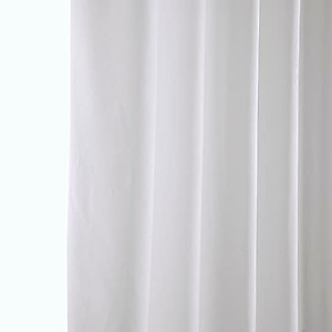 HPD Half Price Drapes VPYC-161201-96 Plush Velvet Curtain (1 Panel), 50 X 96, Pillow White