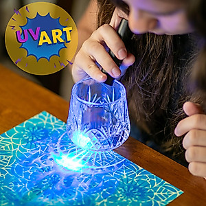 Starlight Cyanotype Kit | Instant 8"x10" Cyanotype Paper – No Water Needed | Sun Printing Kit for Kids, Crafts & Science – 20 Sheets of Sun Paper