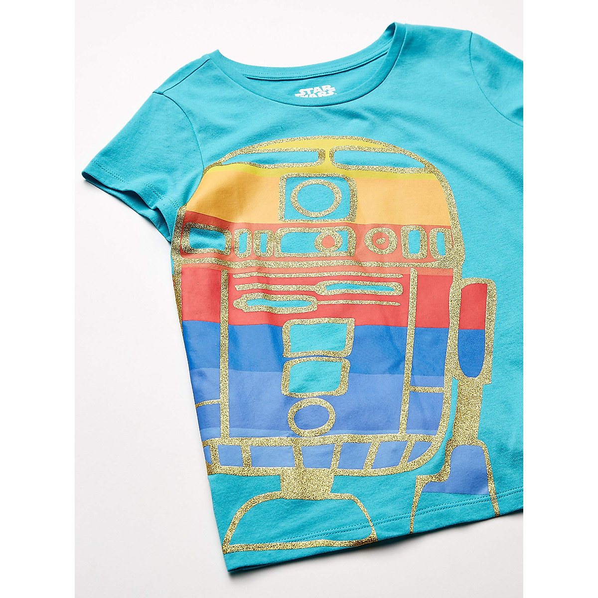 Amazon Essentials Disney | Marvel | Star Wars | Frozen | Princess Girls' Short-Sleeve T-Shirts, Pack of 4, Star Wars Rule The Galaxy, XX-Large