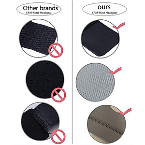 CPAP Mask Headgear Strap CPAP Supplies, Replacement CPAP Headgear for ResMed Mirage Series, Philips Respironics CPAP Mask, Standard(Without Mask)