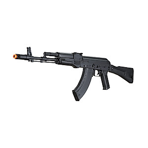 Licensed Lancer Tactical x Kalashnikov KR-103 USA SBR Airsoft AK74 AEG Rifle with Folding Stock - Includes Airsoft Speed Loader (Black)
