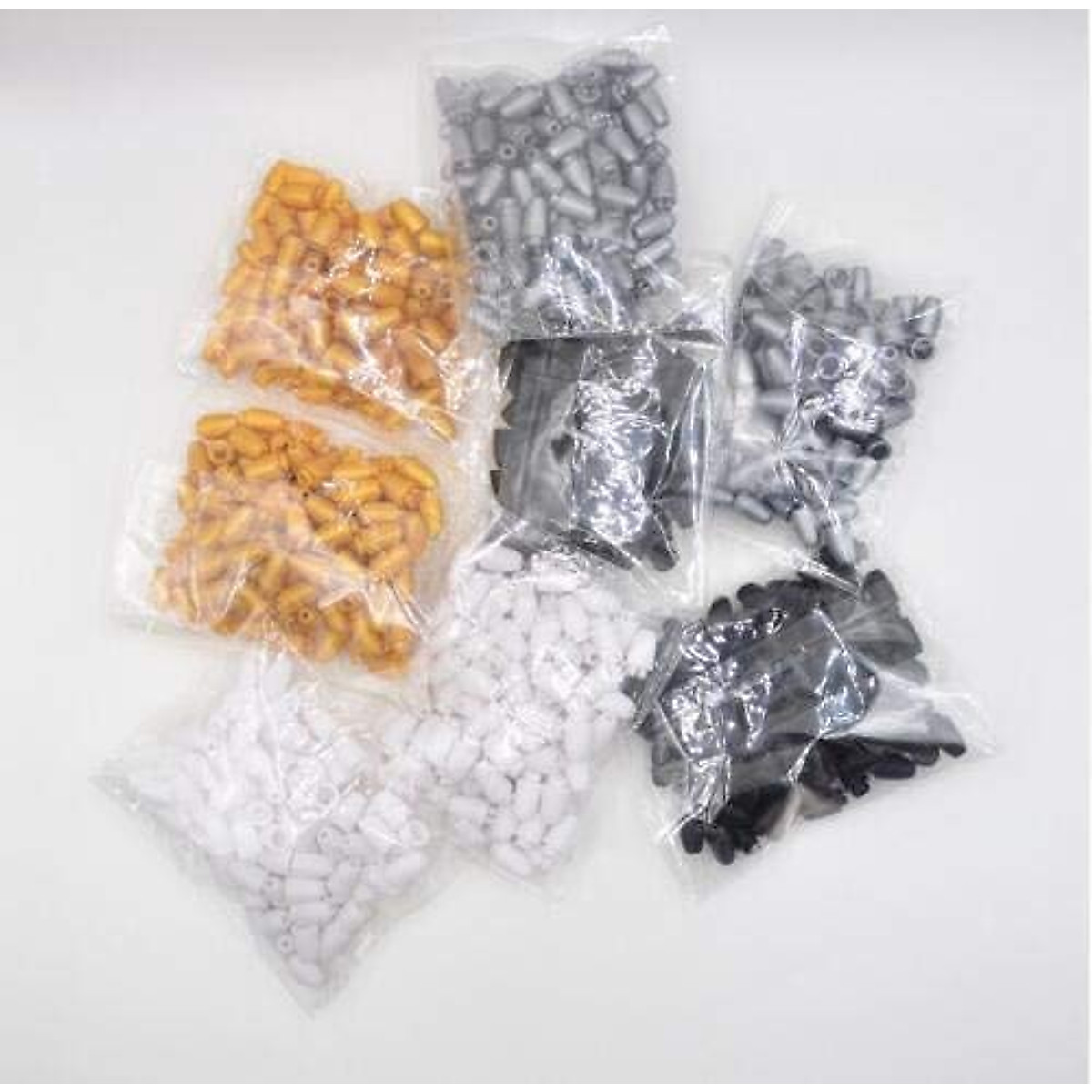 Sopeace 50pc Break Away Safety Clasp for Teething Necklaces and Bracelets Plastic Breakaway Clasps for Necklace (Black)