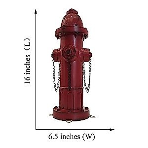 Glorison Fire Hydrant for Dogs to Pee On-16 Inches Puppy Pee Post Training Tool Yard Garden Indoor Outdoor Statue