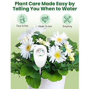 Landtouch Soil Moisture Meter, Moisture Meter for Plants, Moisture Meter for Soil, Garden, Farming, Potted Plants, Indoor & Outdoor, No Batteries Required