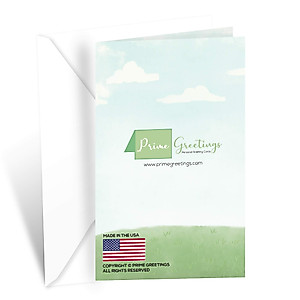 Prime Greetings Happy Birthday Card For Daughter-In-Law, Made in America, Eco-Friendly, Thick Card Stock with Premium Envelope 5in x 7.75in, Packaged in Protective Mailer