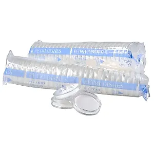 EMD Millipore PD2004700 Aseptic Petri Dish from Injection Molding, Clear, 47mm Diameter (Pack of 150)