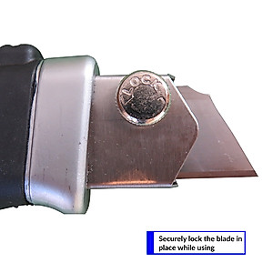 Smithline Heavy-Duty Professional Grade 18mm (3/4 inch) Utility Knife Retractable Razor, Box Cutter, Snap-Off SK2 Blades