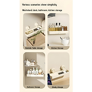 therlig Shower Caddy Suction Cup(Rudder Shape) NO-Drilling Removable Powerful Suction Waterproof Organizer，Storage Basket For Body Wash & Toiletries Bathroom & Kitchen Caddy Organizer