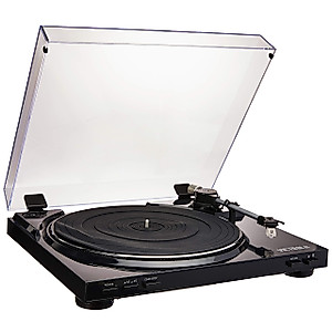 Victrola Pro USB Record Player with 2-Speed Turntable and Dust Cover, Black (VPRO-3100-BLK)