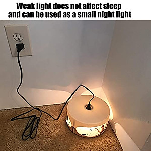 Flea Trap Indoor, Sticky Bed Bug Trap Indoor Pest Control Trapper Insect Killer 2 Glue Discs Light Bulbs