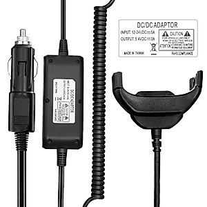 Fast Car Scanner Charger Cable for Zebra TC51, TC52, TC56, TC57, TC57X, TC510K, TC520K, TC56CJ, TC57HO Handheld Barcode Scanners, 5.4V 3A Battery Charger