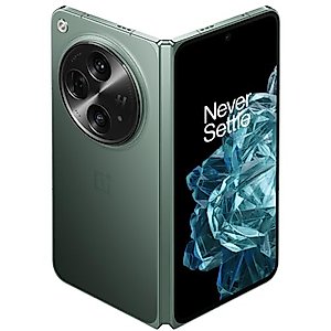 OnePlus Open + $200 Gift Card, 16GB RAM+512GB, Dual-SIM, Emerald Dusk, US Factory Unlocked Android Smartphone, 4805 mAh Battery, 67W Fast Charging, Hasselblad Camera, 120Hz Fluid Display