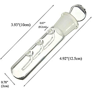 Windspeed Planaria Trap Catch Trap Leeches Catcher, Aquarium Supplies Clear Glass Planarian Leech Trap Tube Catcher 3 Holes for Cherry Shrimp Crystal Red Shrimp Dwarf Shrimp