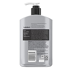 Lubriderm Men's 3-In-1 Moisturizing Body Lotion with Aloe, 16 fl. oz