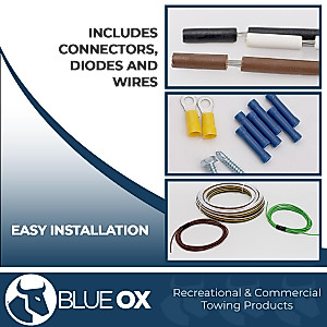 Blue Ox BX8869 Bulb and Socket Tail Light Wiring Kit