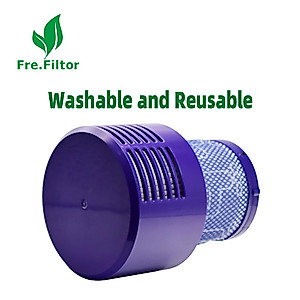 4-PACK Replacement HEPA Filters Compatible with Dyson V10 Vacuum,Compare to Part # 969082-01 or # DY-969082-01 - Fre.Filtor