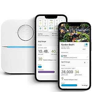 Rachio 3 3rd Generation: Smart, 4 Zone Sprinkler Controller, Compatible with Alexa (4ZULW-C)