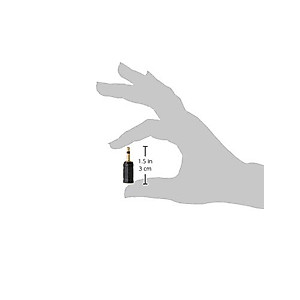 Monoprice 107121 2.5mm Mono Plug to 3.5mm Mono Jack Adaptor, Gold Plated & 107128 3.5mm Mono Plug to 3.5mm Stereo Jack Adaptor, Gold Plated