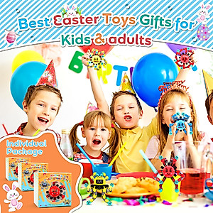ASIOWELY Transformable Fidget Spinner Toys for Kids and Adults,3 PCS Easter Basket Stuffers Finger Sensory Toy for Teens with Autism ADHD Anxiety Relief,Birthdays Gifts for Boys Girls Travel Game