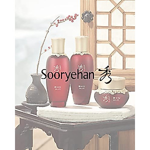 SOORYEHAN HYOBIDAM FERMENTED SKINCARE GIFT SET - Korean Skincare, Revitalizing Toner, Emulsion Lotion, Essence, Cream, Cleansing Foam, Sheet Mask (400ml / 13.52 Fl Oz) by LG BEAUTY