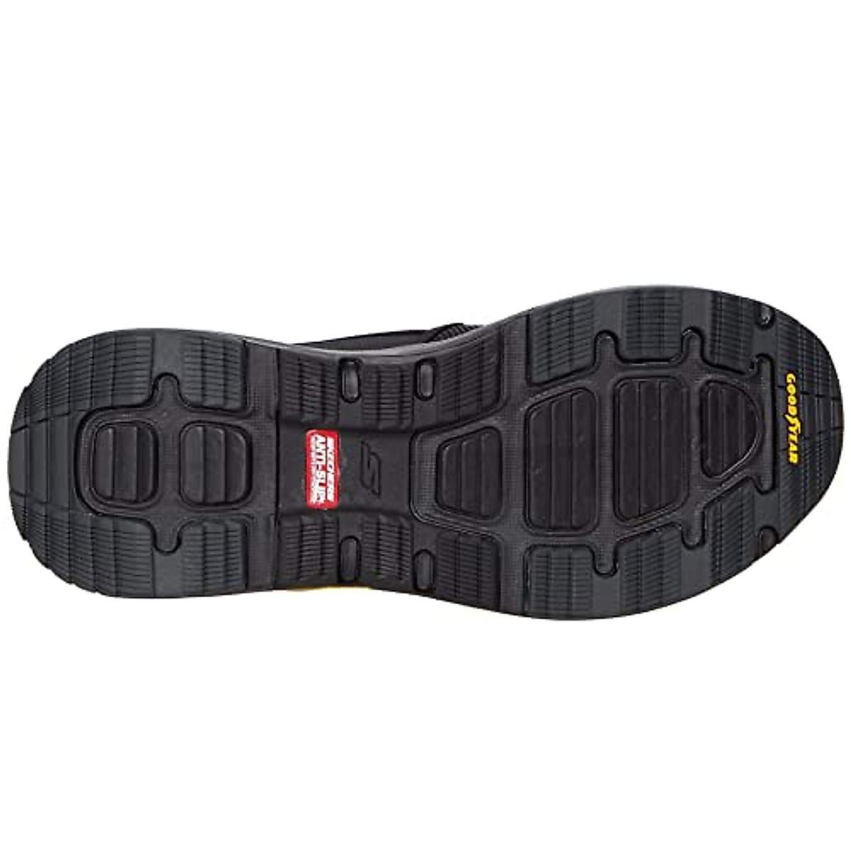 Skechers Men's Go Walk Outdoor-Athletic Slip-On Trail Hiking Shoes with Air Cooled Memory Foam, Black, 11.5