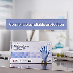 McKesson Confiderm 3.5C Nitrile Latex-Free SM Exam Gloves, Small, Chemo Tested, Powder-Free, 200/BX (CASE of 10)